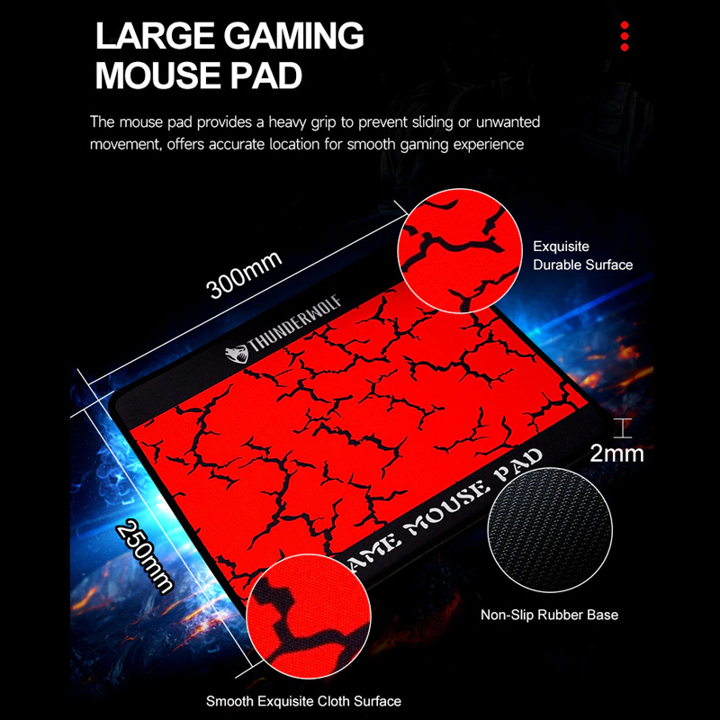 Combo set Gaming T-Wolf TF800 4u1 - Mobil Shop